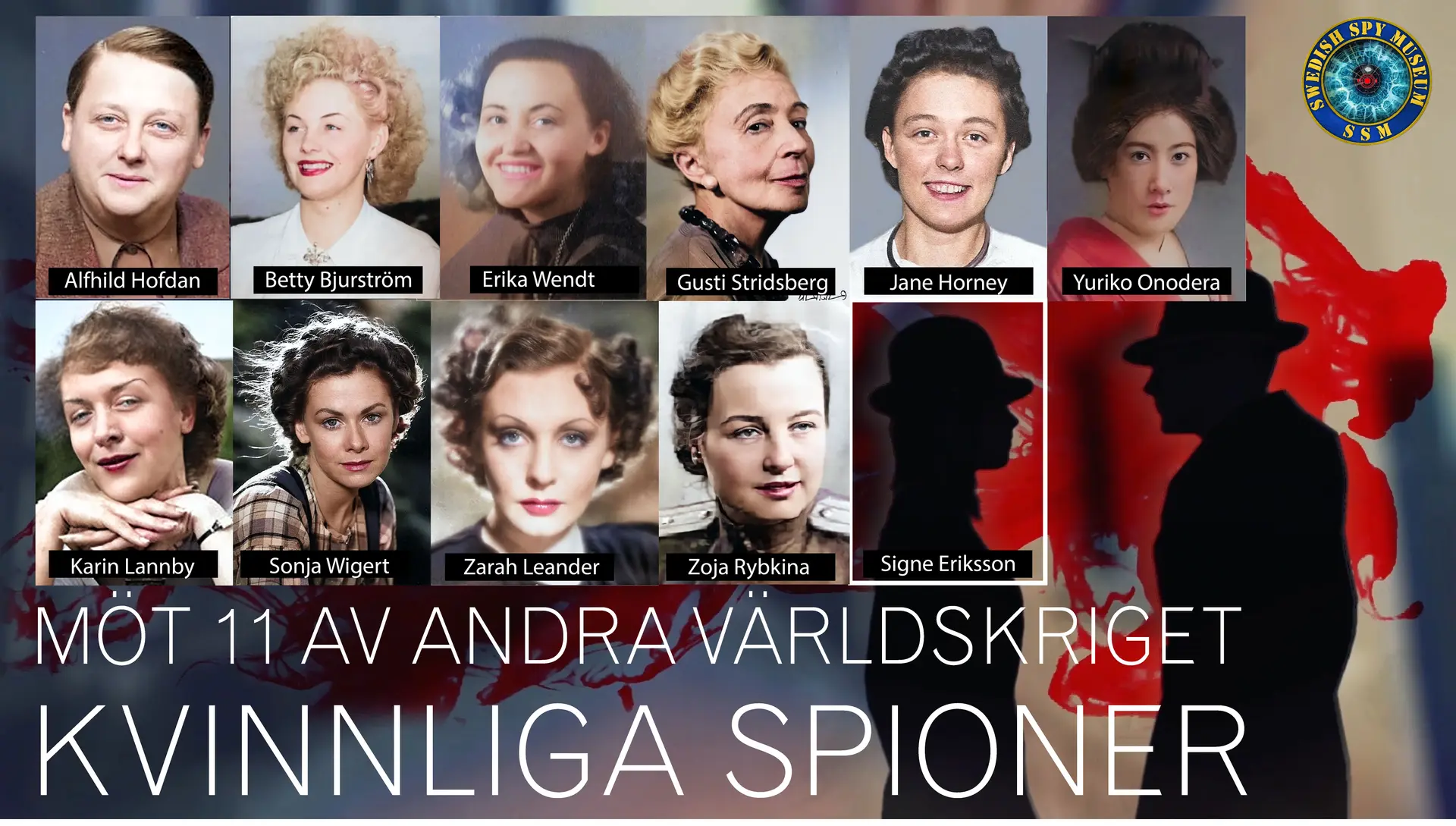 Spionvandring - 12 svenska kvinnliga spioner | Vad händer i Sverige